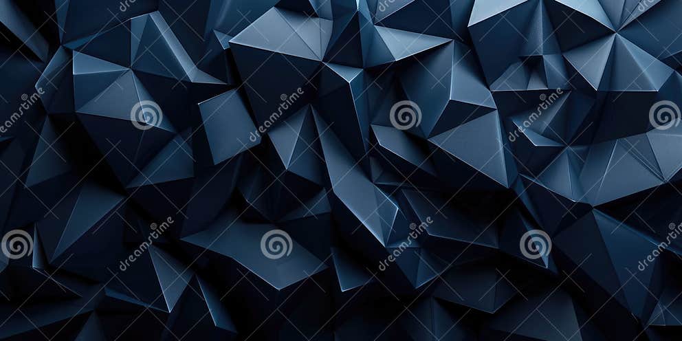 Dark Abstract Wavy Pattern in Deep Blue Tones. Modern Background Design ...