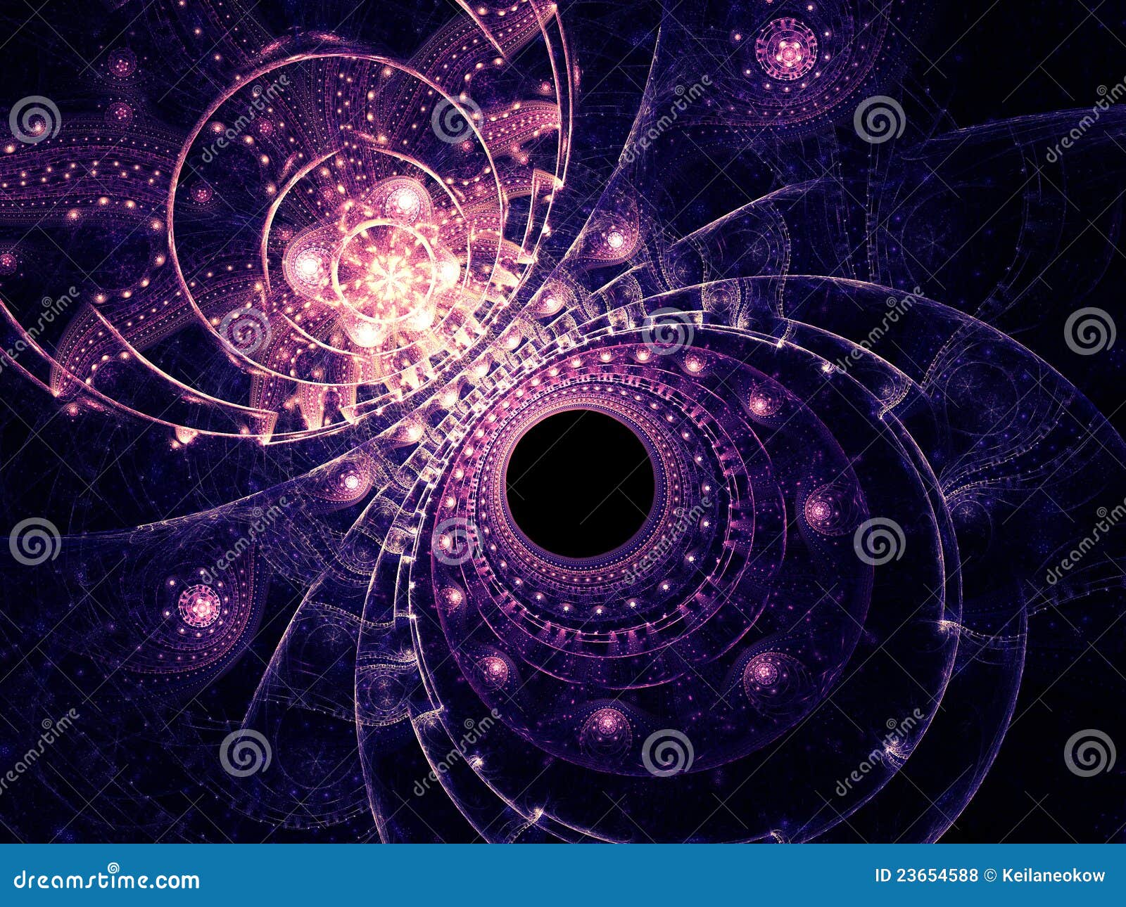 Dark Abstraction of Clockwork Stock Illustration - Illustration of ...