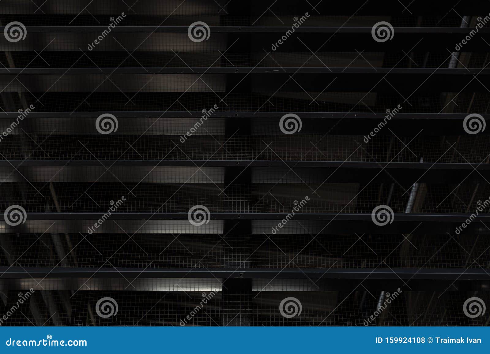 Dark Air Diffuser of Modern Office Building Stock Photo - Image of ...