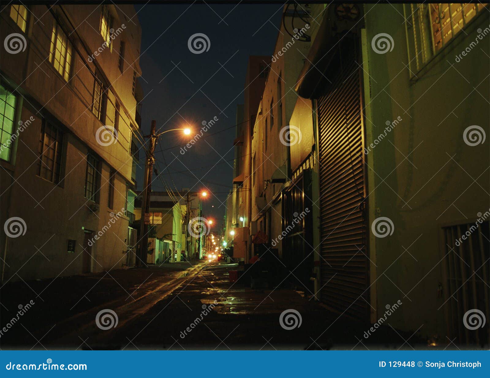 Dark Alley Scenery Stock Image | CartoonDealer.com #18383851