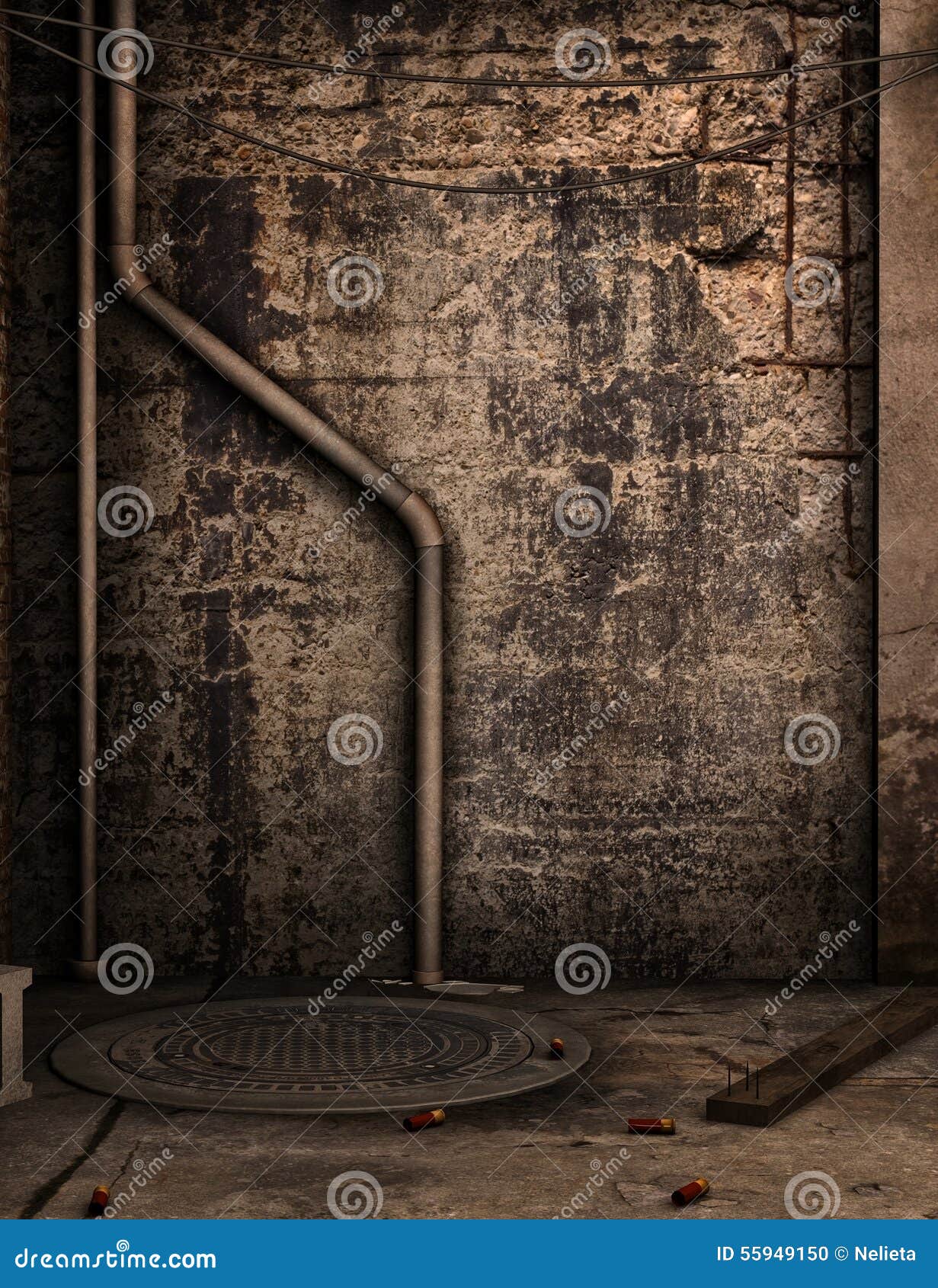 Dark Alley Stock Image | CartoonDealer.com #38135407