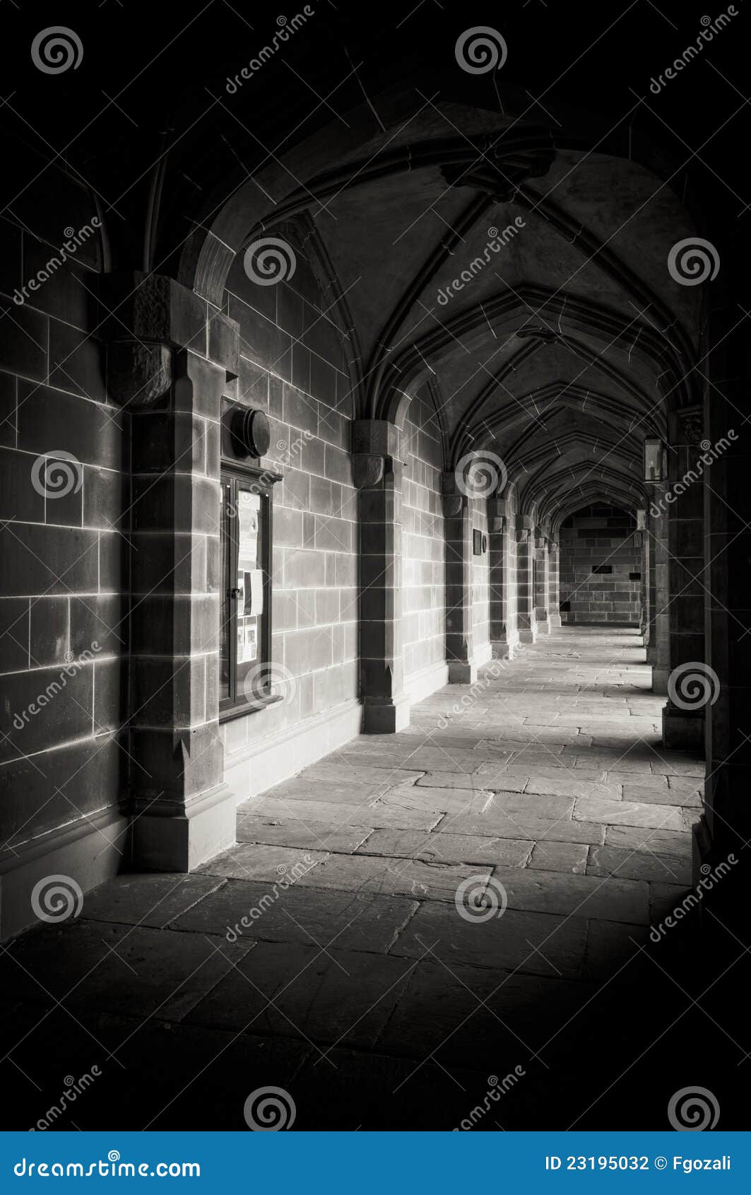 Alleyway Or Corridor Inside The Superstructure Of Merchant Container ...