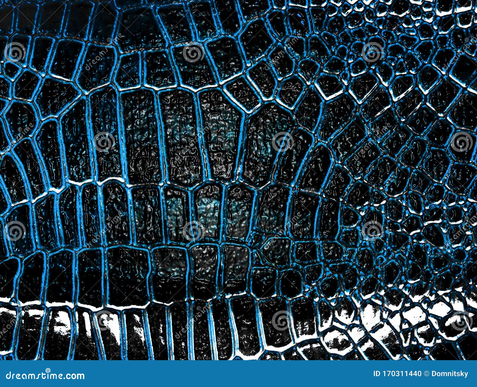 Dark Alligator Leather Texture, As Background Stock Photo - Image of ...