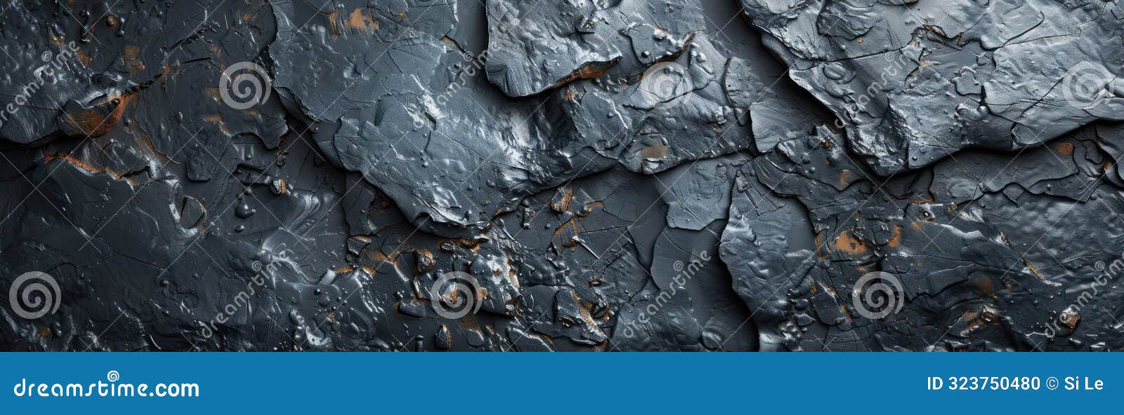 Dark Anthracite Concrete Texture Wall Background With Wave Pattern ...