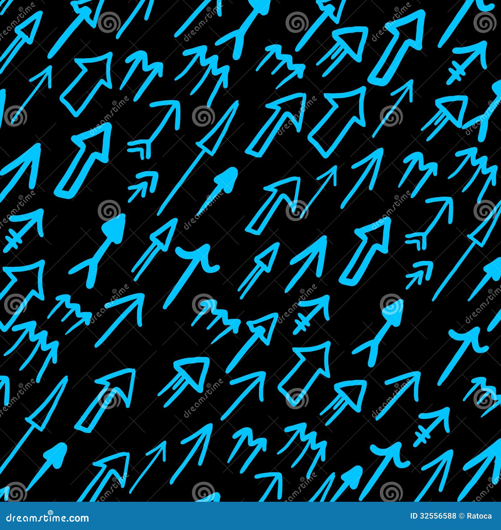 Dark arrows stock vector. Illustration of textures, cover - 32556588