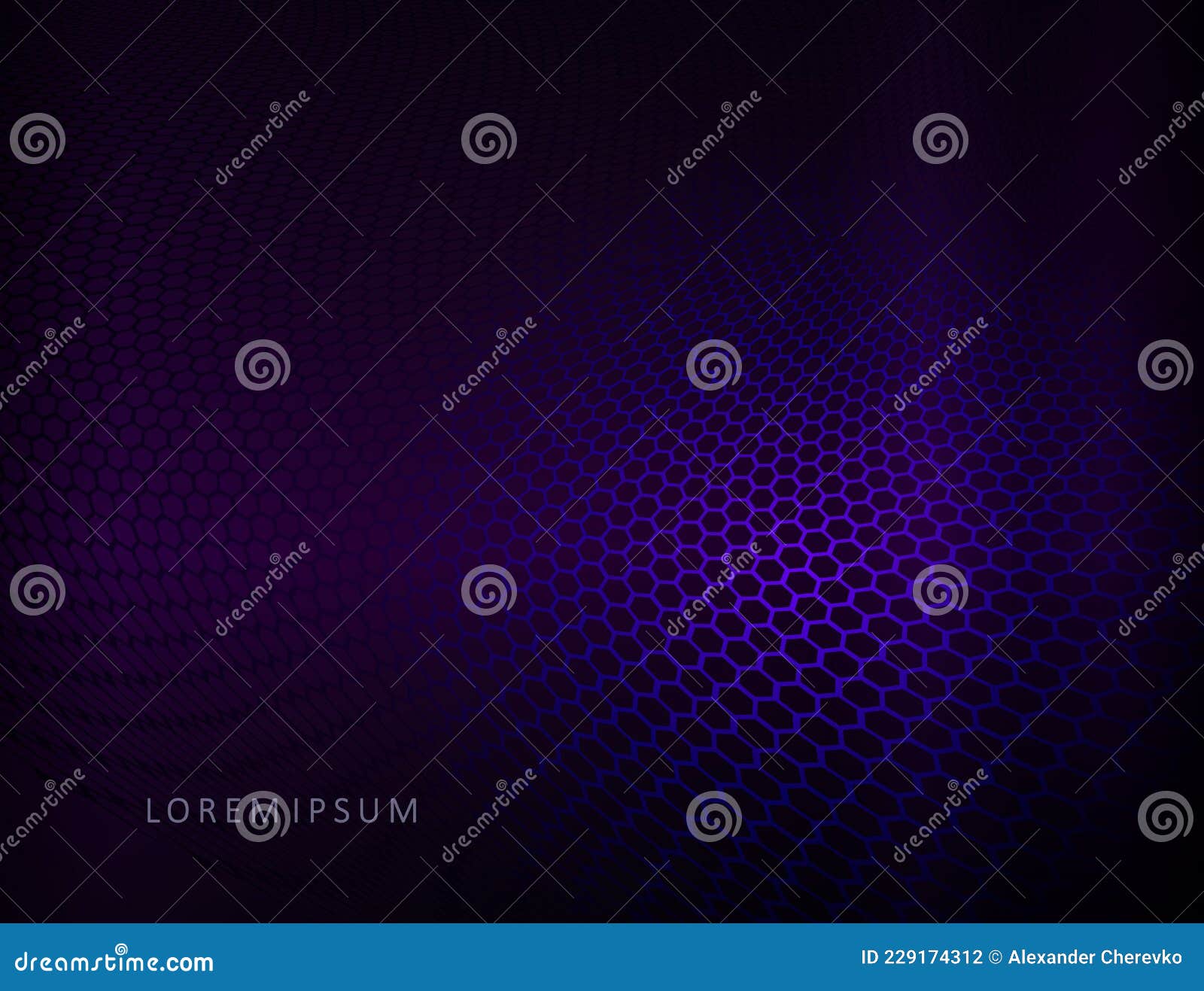 Dark Background with Blue Gradient, Mesh Abstract Waves Stock Vector ...