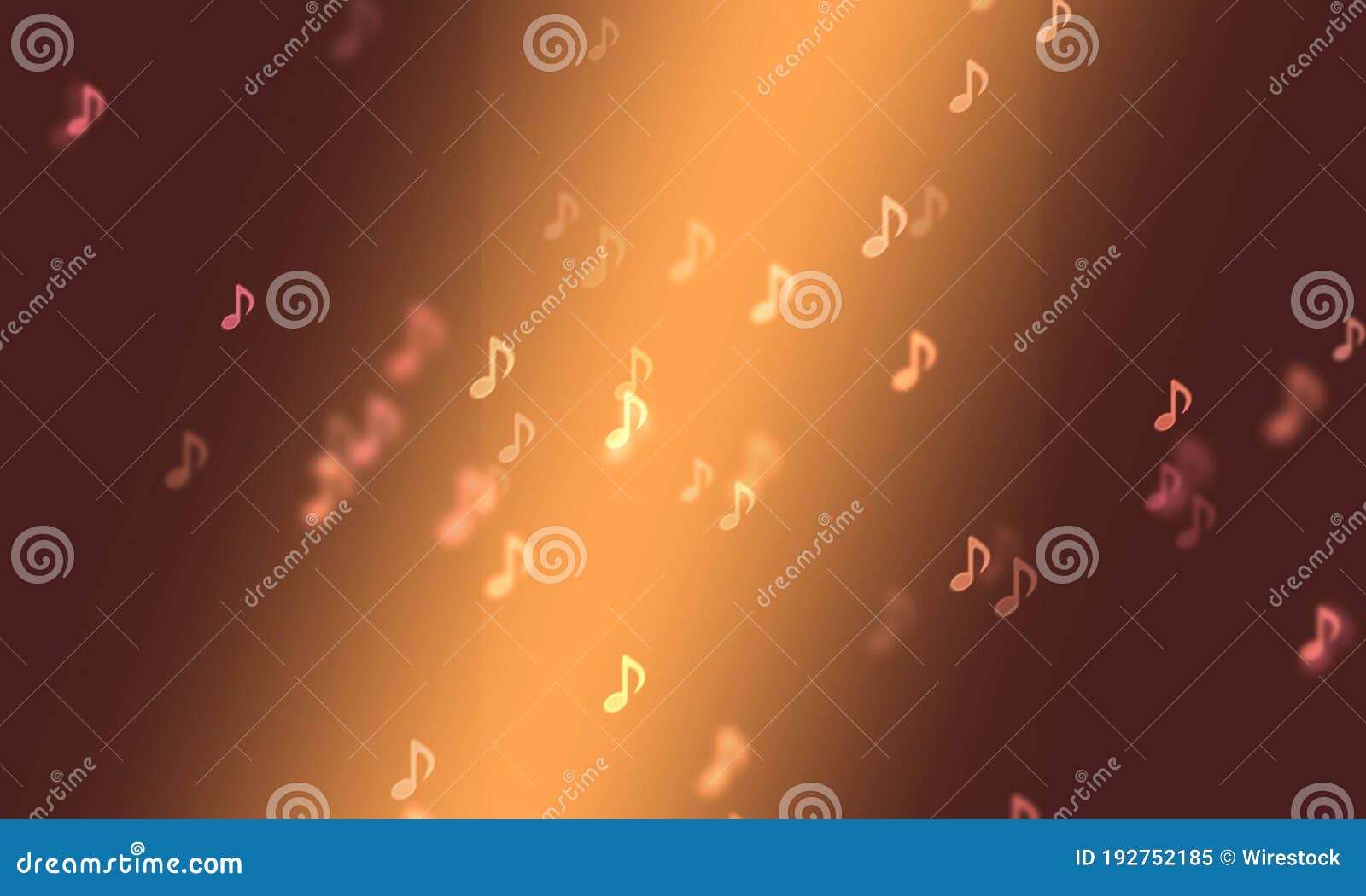 Dark Background with Blurry Music Notes for Wallpapers Stock ...