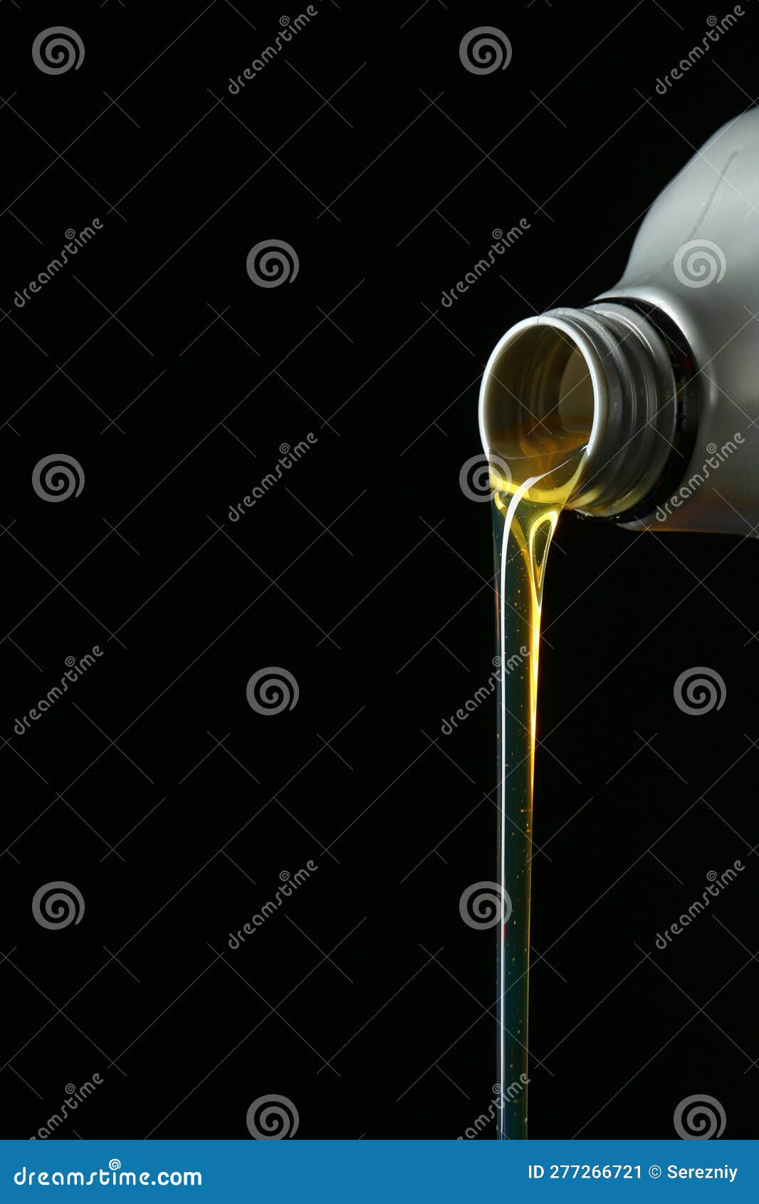 Pouring Car Oil on Dark Background Stock Image - Image of lubrication ...