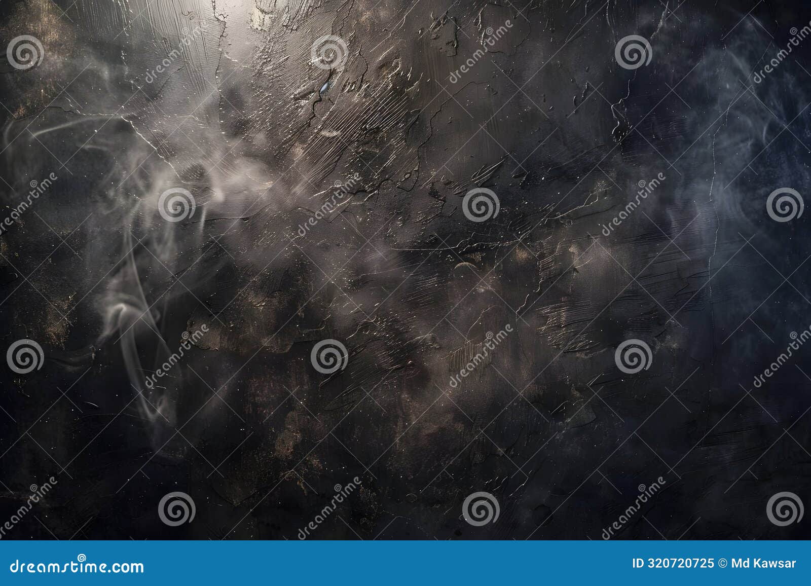 Dark Grunge Texture with Smoke Overlay Stock Illustration ...