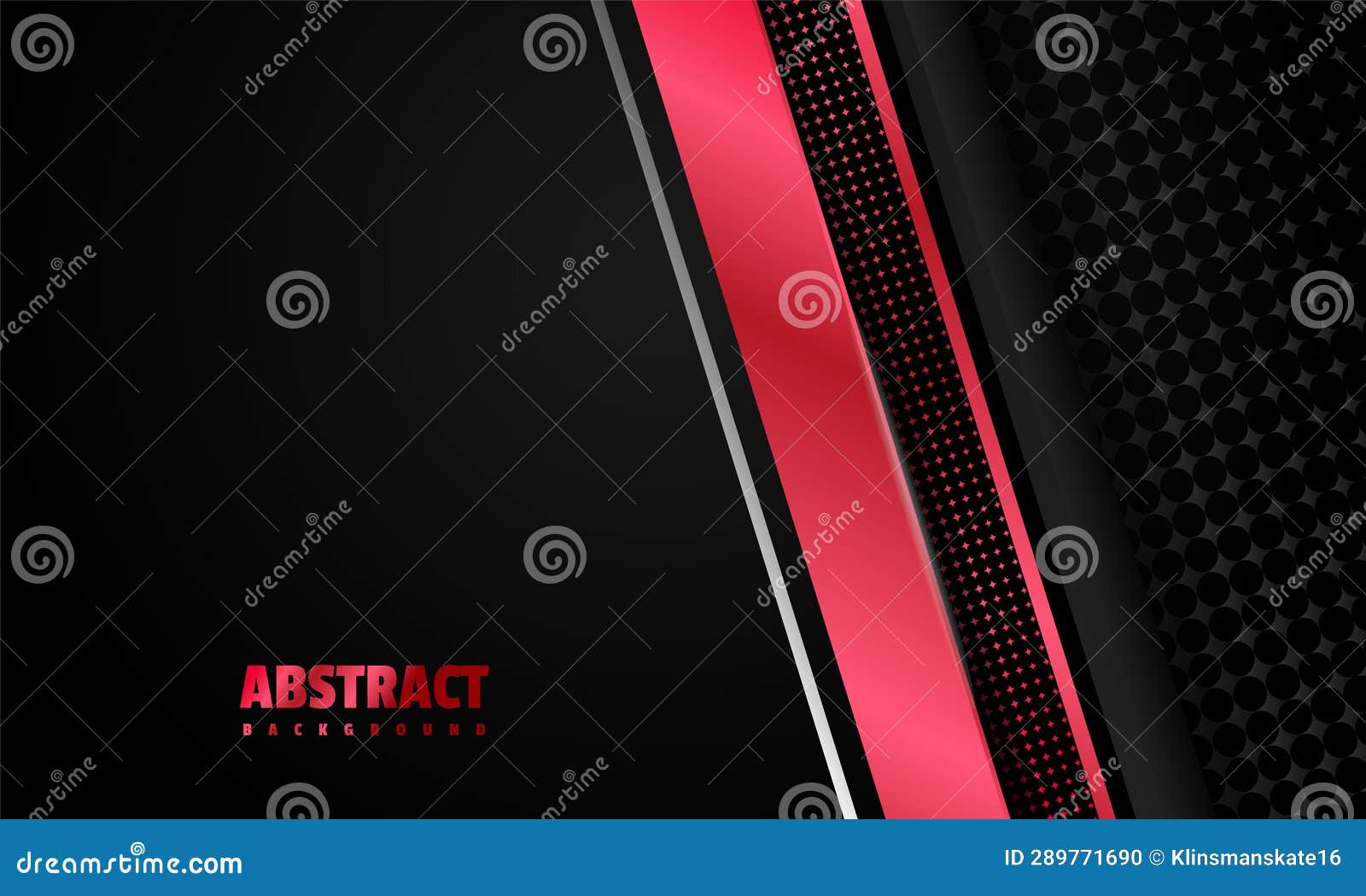 Dark Background with Glowing Red Abstract Shapes Design Stock Vector ...