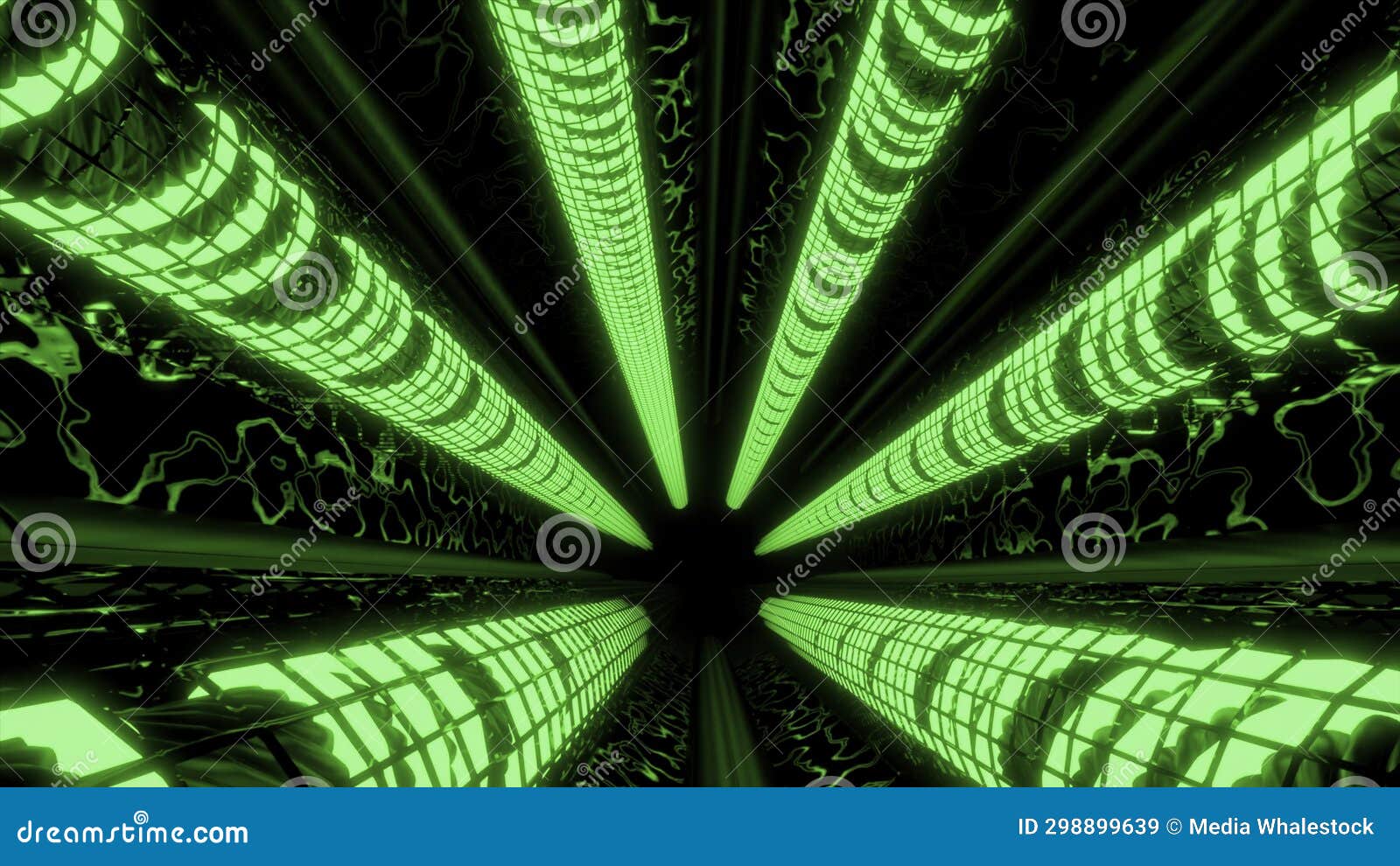 Dark Background with Green and White Lights Inside. Design.Deep Dark ...