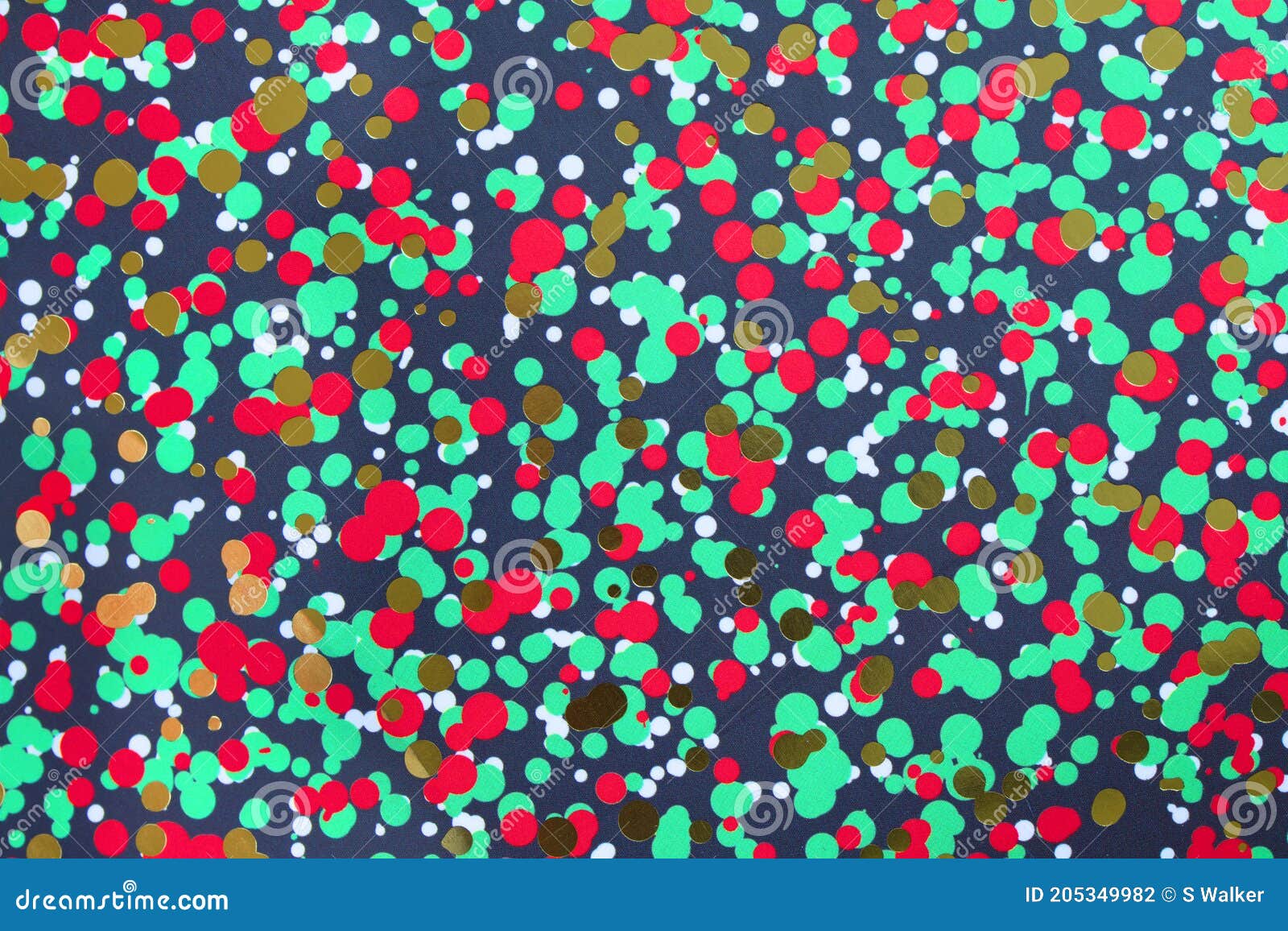 Random Coloured Dots on Dark Background. Stock Photo - Image of pattern ...