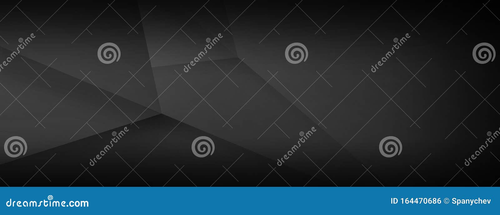 Dark Background for Wide Banner Stock Illustration - Illustration of ...
