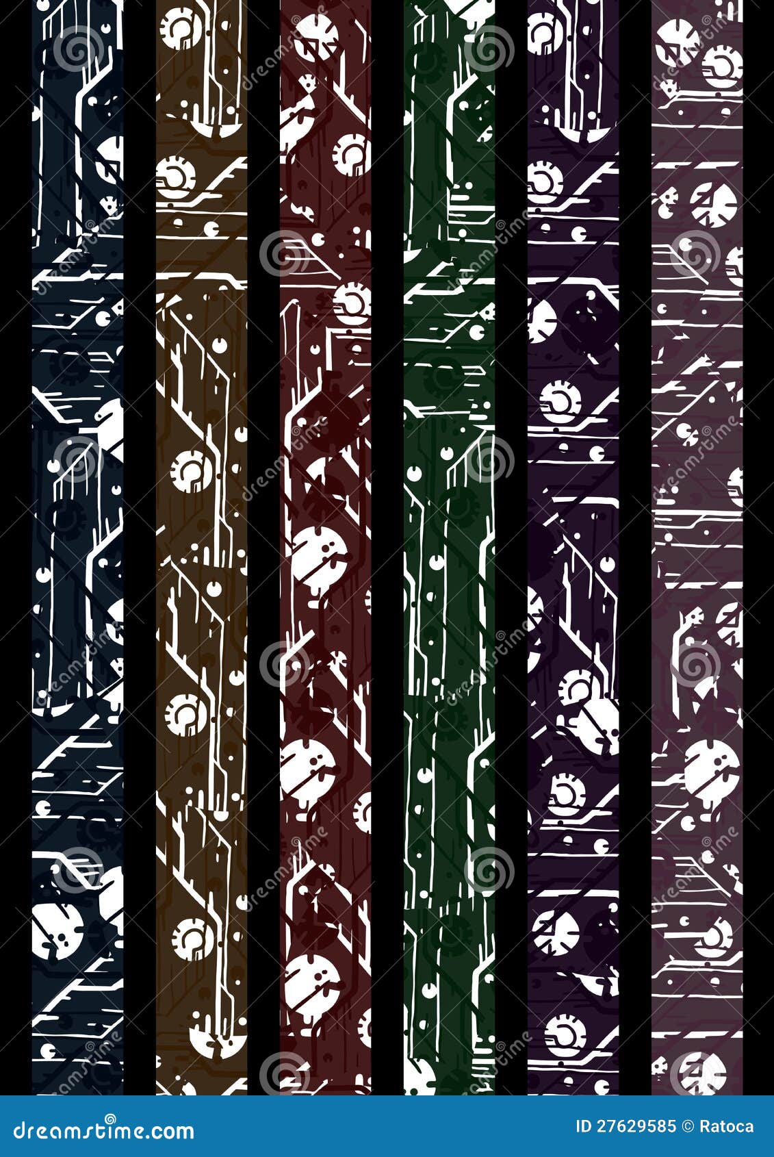 Dark banner stock vector. Illustration of abstract, unique - 27629585