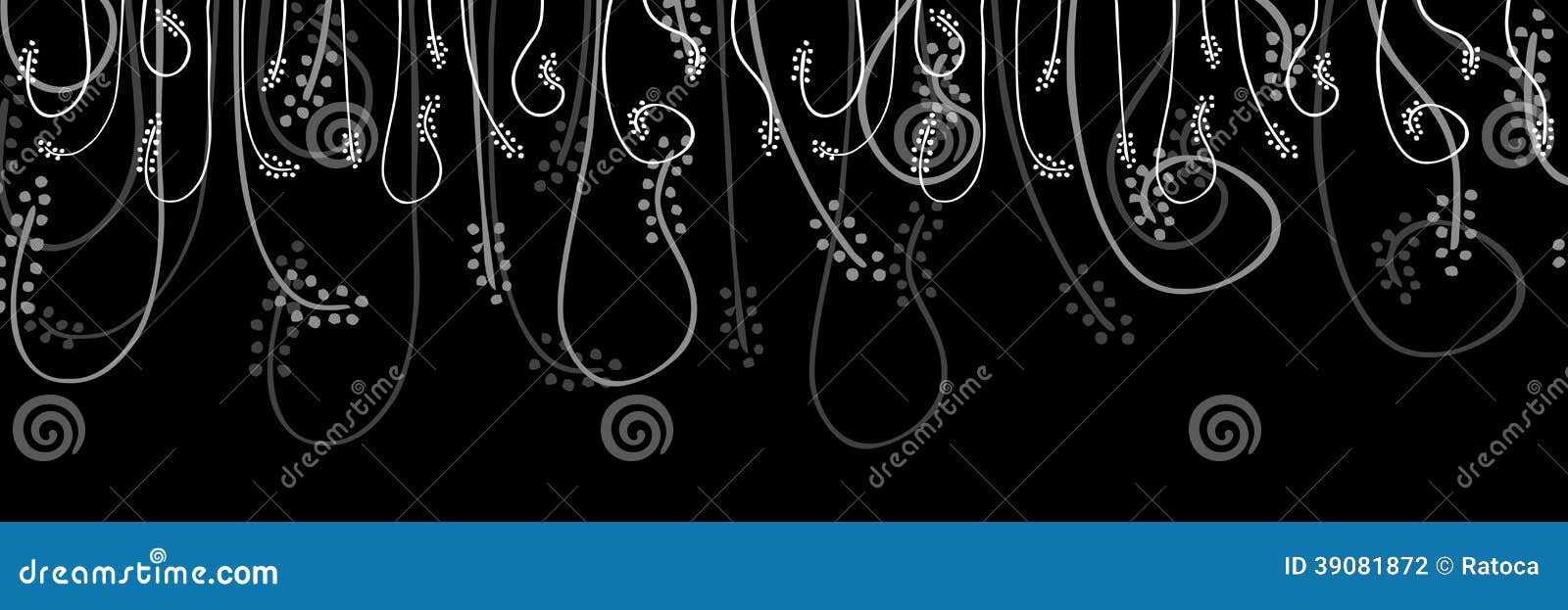 Dark banner stock vector. Illustration of element, composition - 39081872