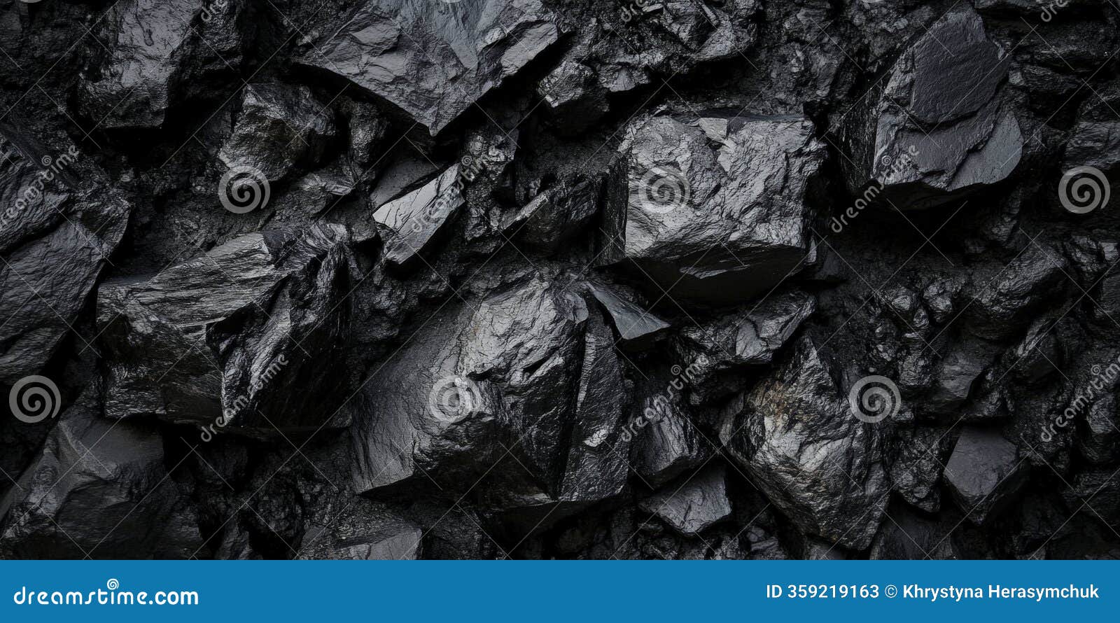 Dark Basalt Stone Background with Deep Black Volcanic Rock Texture ...