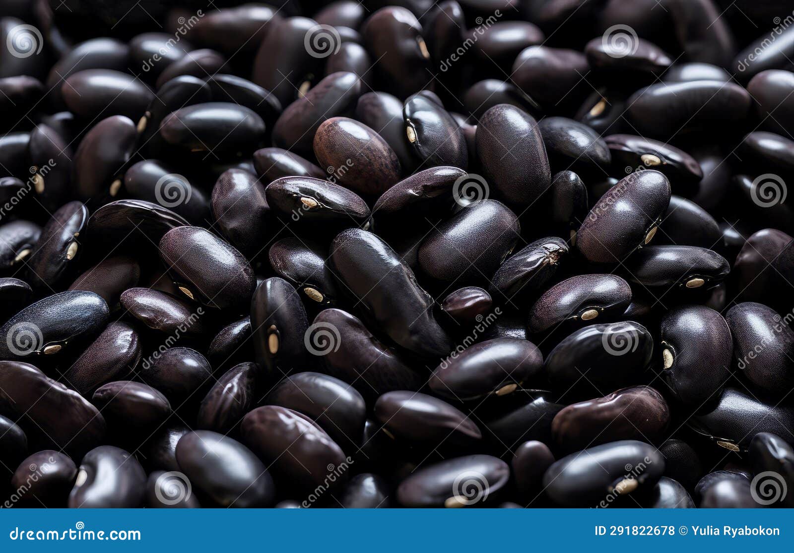 Dark Beans Background. Generate Ai Stock Photo - Image of diet, mungo ...
