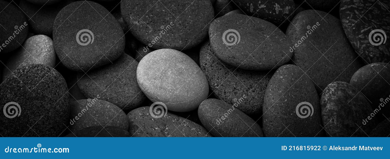 Dark Black Abstract Smooth Round Pebbles Sea Texture Background Stock ...