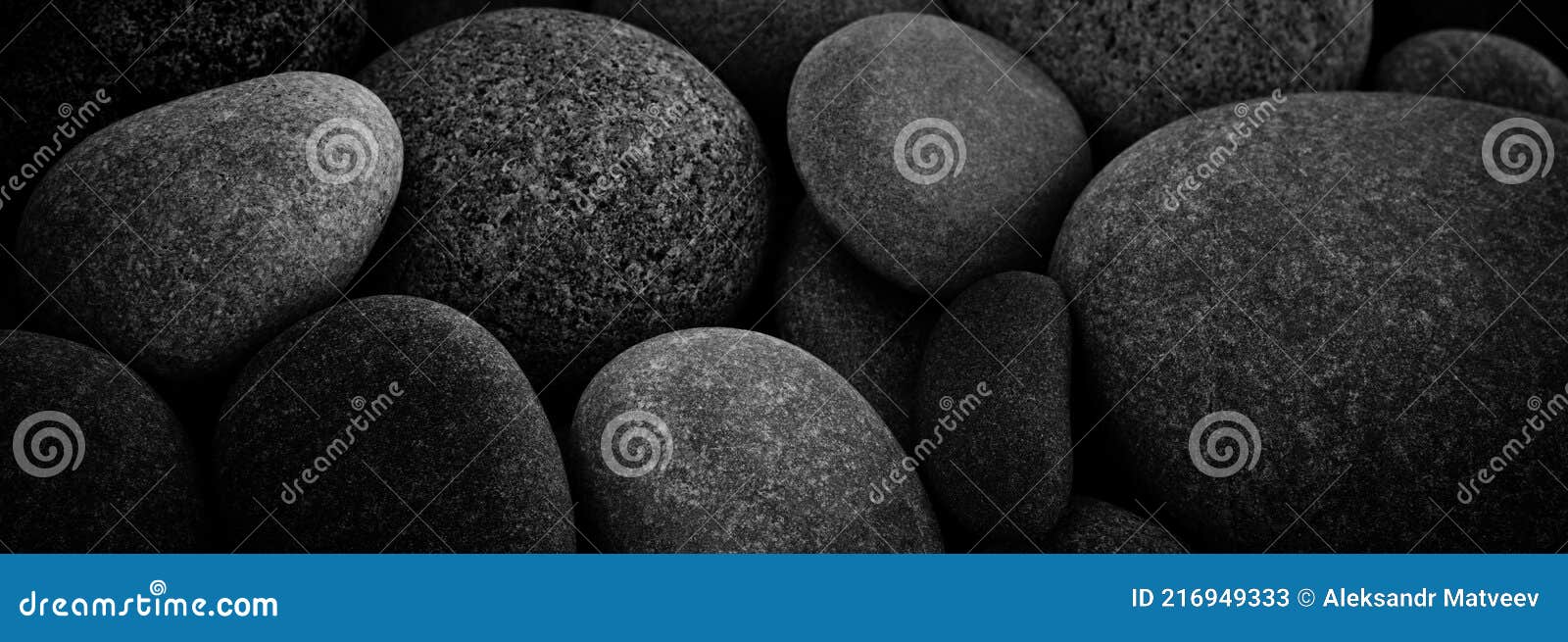 Dark Black Abstract Smooth Round Pebbles Texture Background Stock Image ...