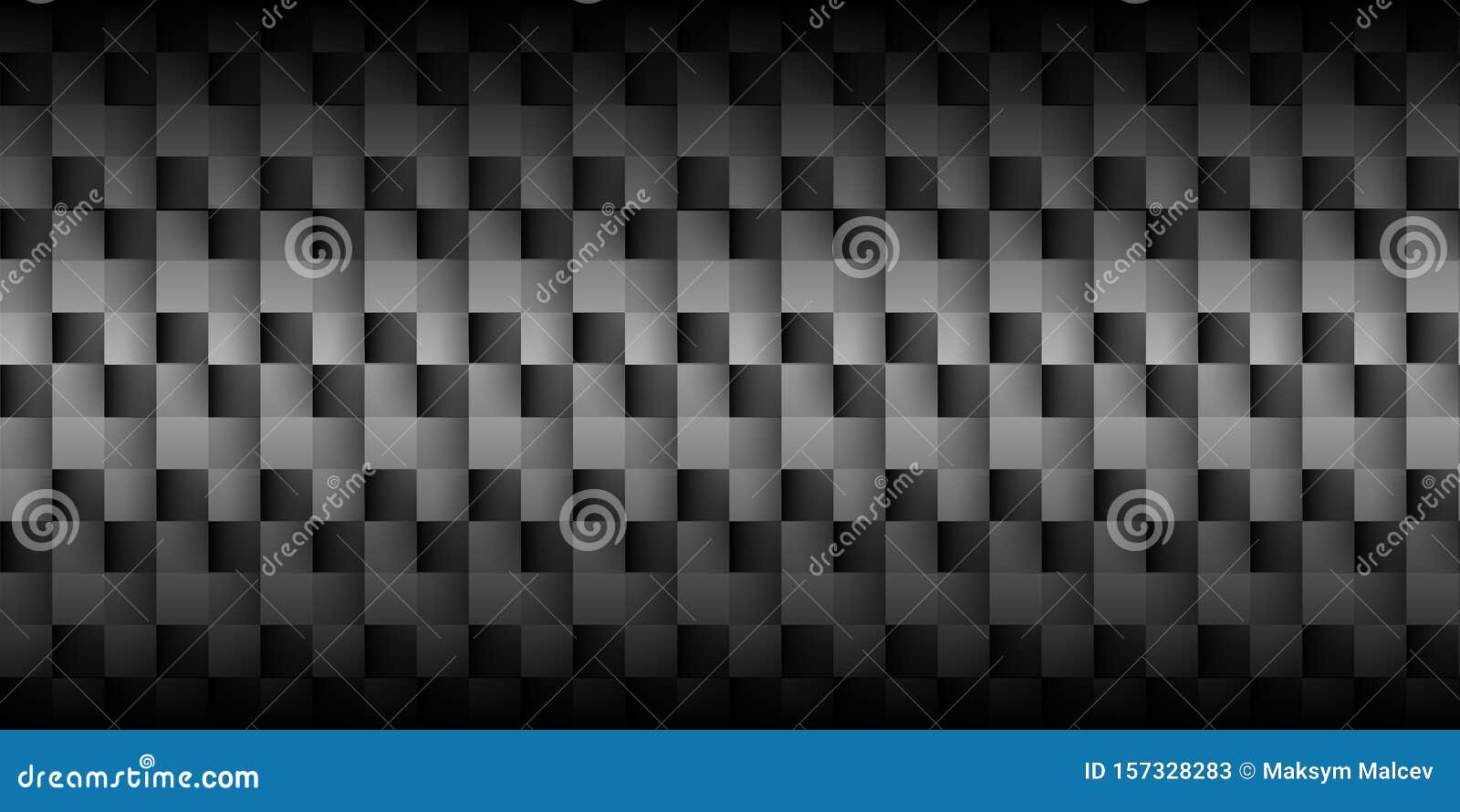 Dark Black Geometric Grid Background. Modern Dark Abstract Vector ...