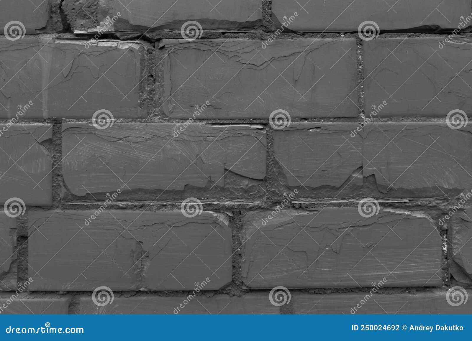 Dark Black Old Brick Wall Painted Texture Rough Background Stock Photo ...