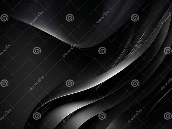 Dark Black Theme, Abstract Background and Wallpaper Stock Illustration ...
