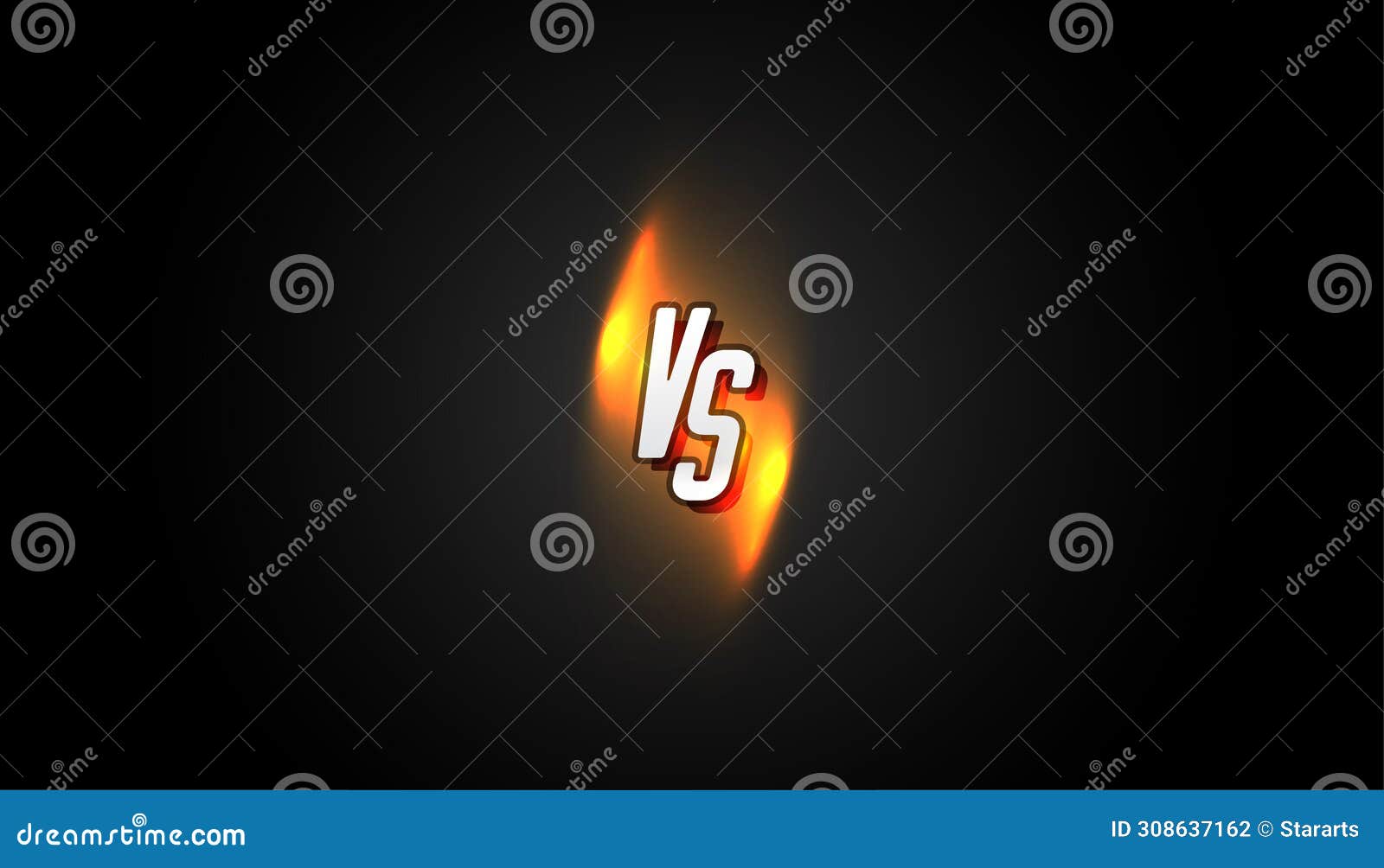 Dark Black Versus Vs Poster with Shiny Light Effect Stock Vector ...