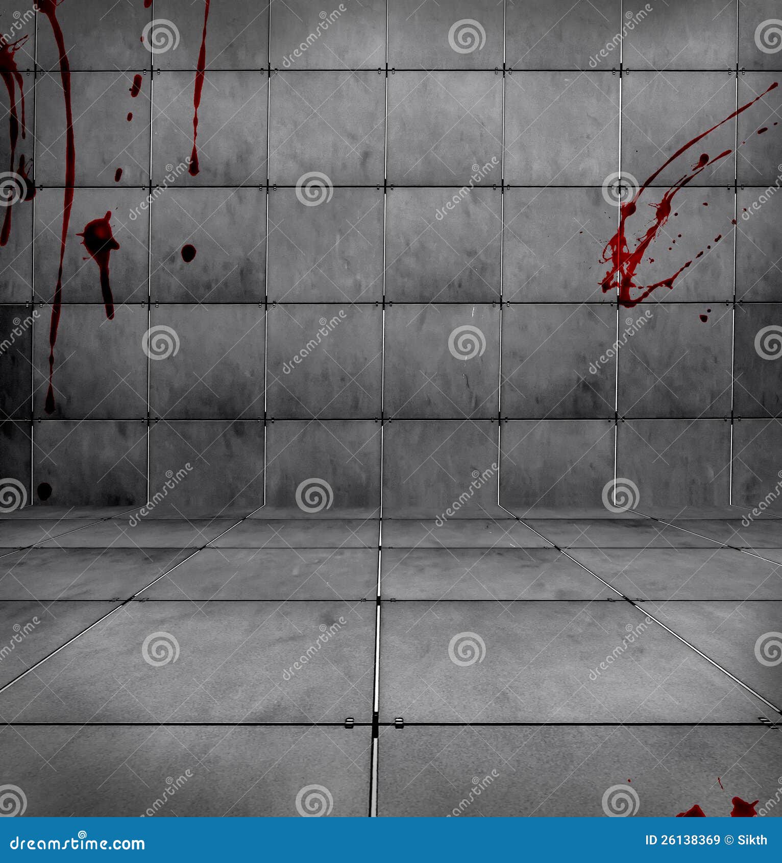Dark Bloody Room stock illustration. Illustration of monster - 26138369