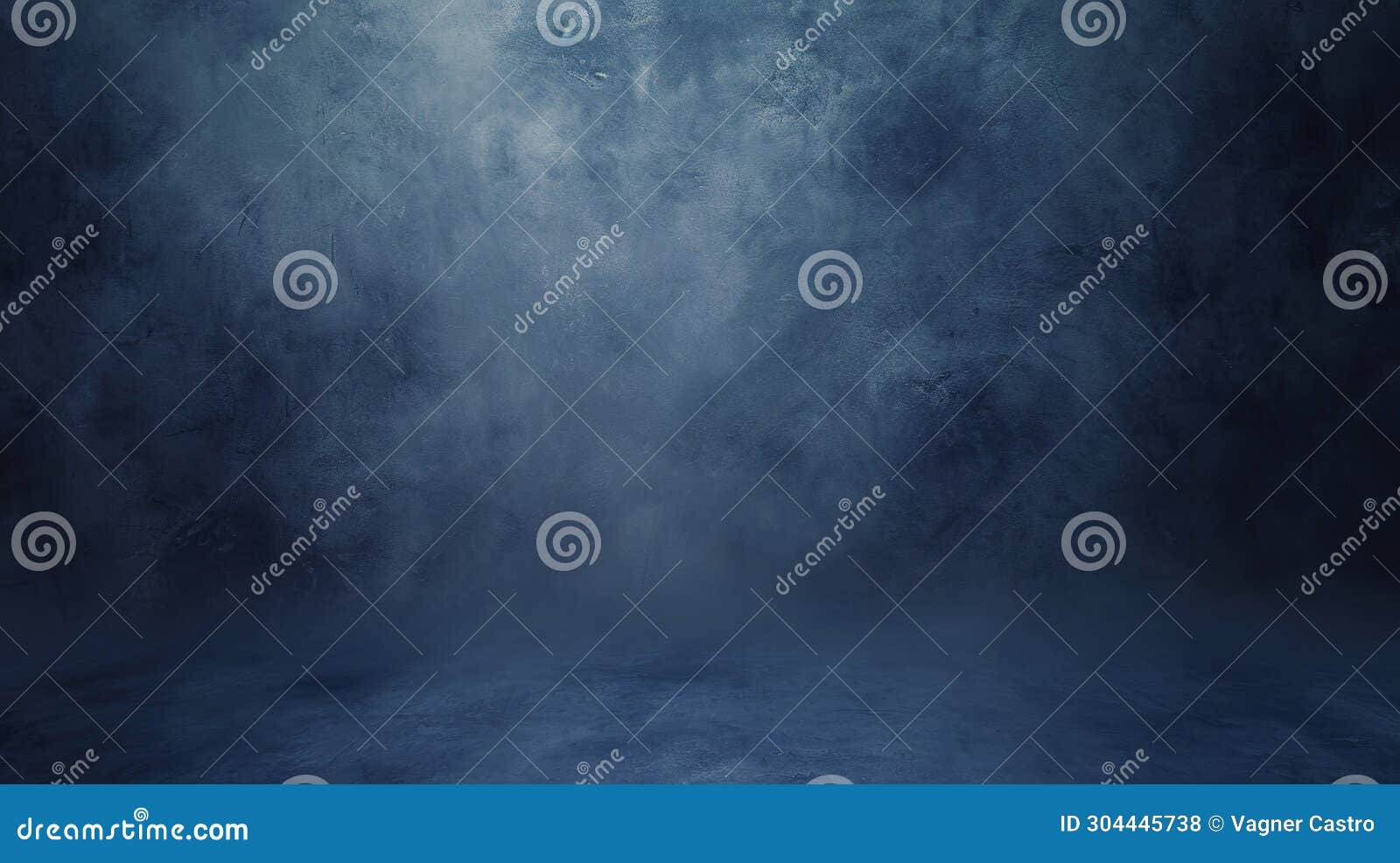 Dark Blue Abstract Background in Cyclorama Style in Misty Atmosphere ...