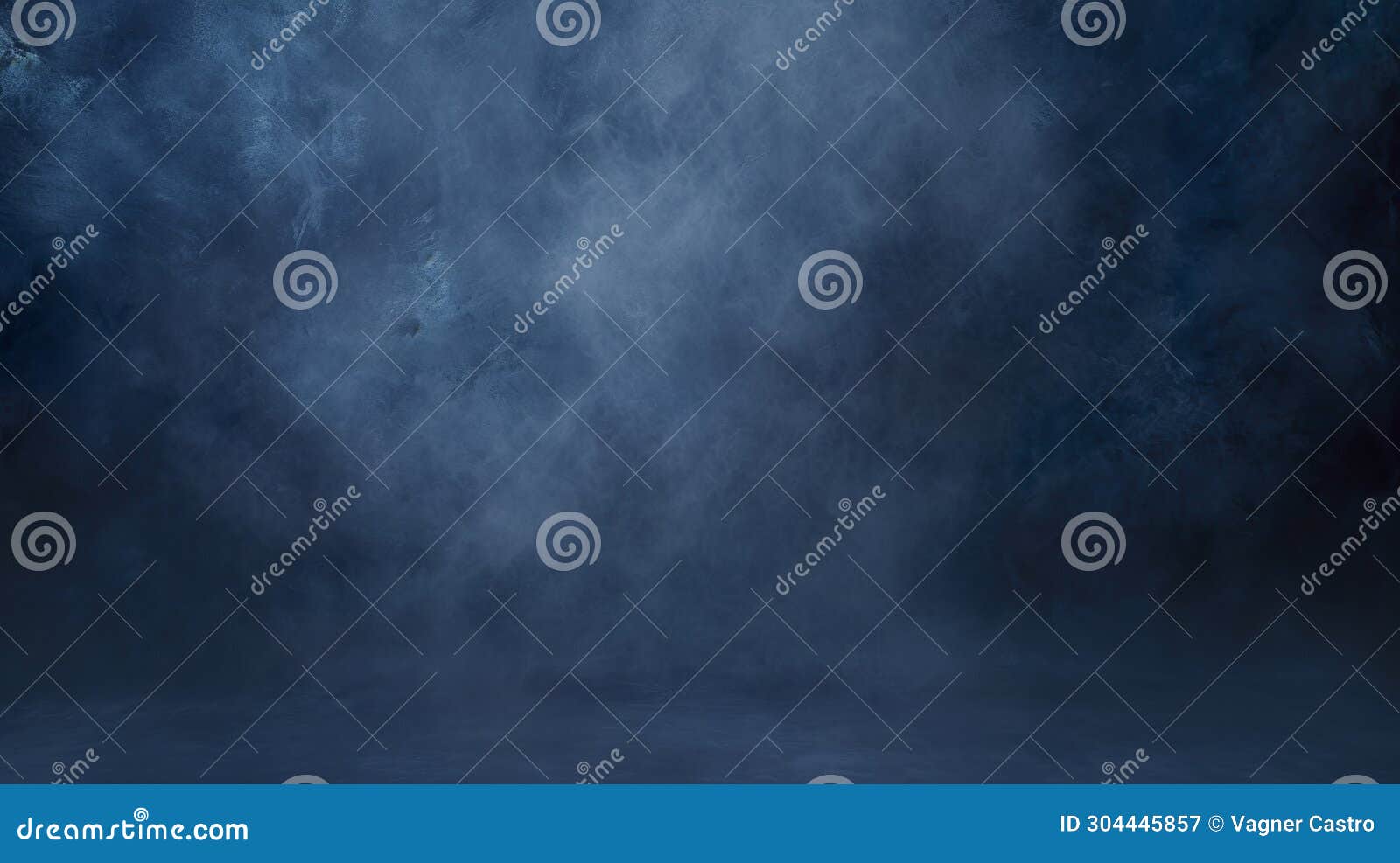 Dark Blue Abstract Background in Cyclorama Style in Misty Atmosphere ...