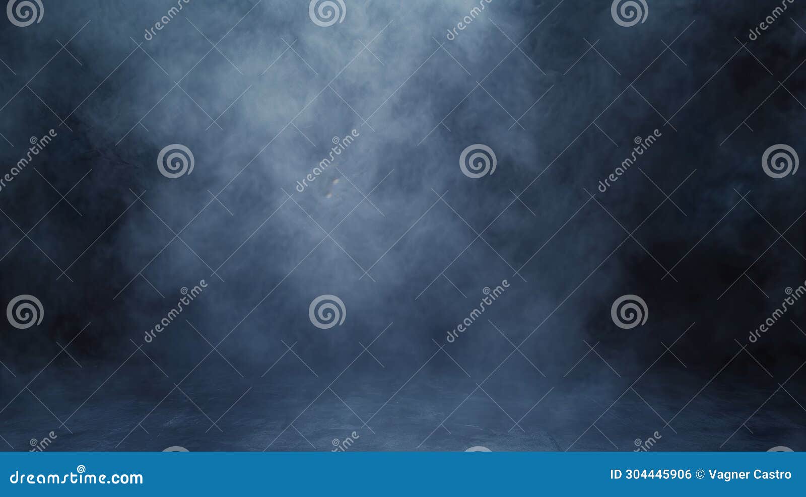 Dark Blue Abstract Background in Cyclorama Style in Misty Atmosphere ...
