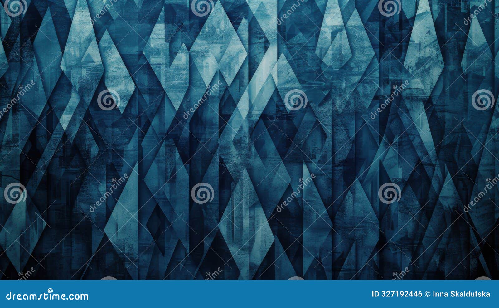 Dark Blue Abstract Background. Forest of Triangles and Stripes Stock ...