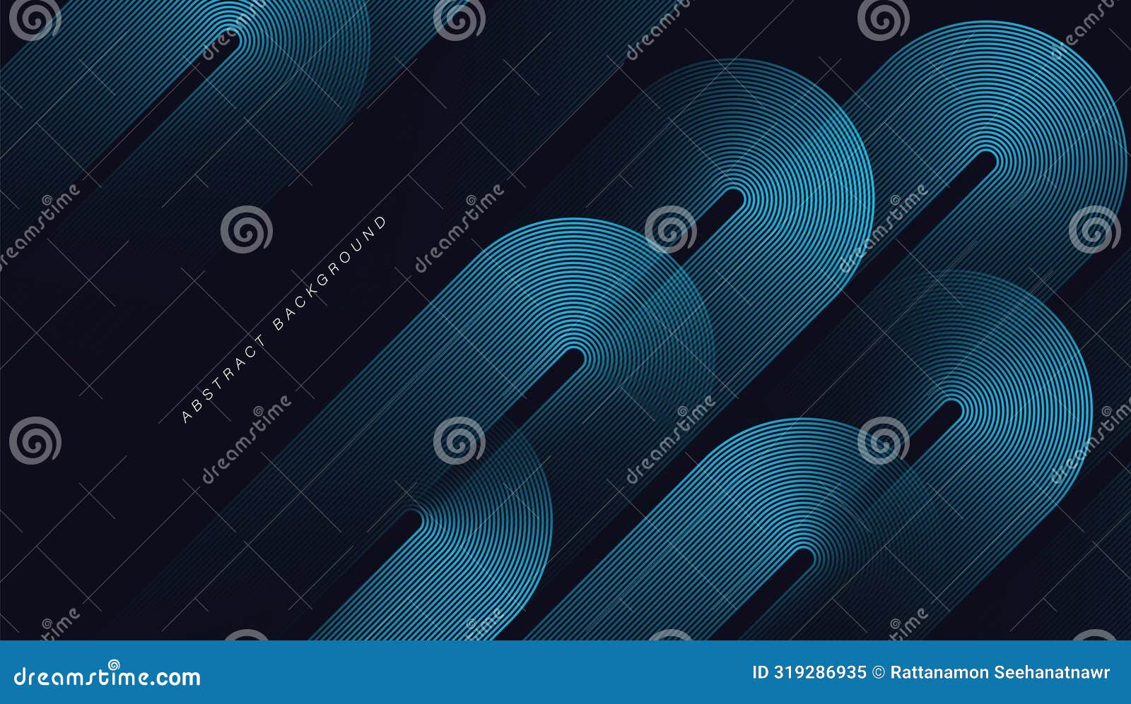 Dark Blue Abstract Background with Glowing Diagonal Geometric Lines ...