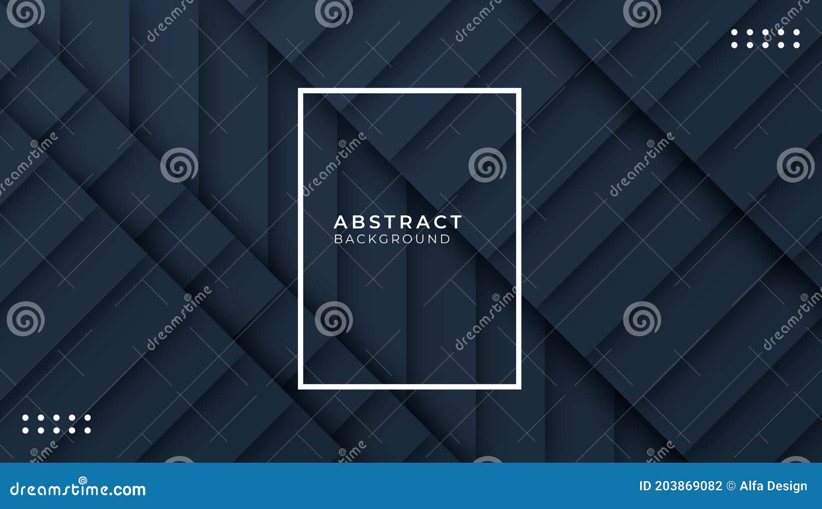 Dark Blue Abstract Rectangle Overlap Vector Background on Space for ...