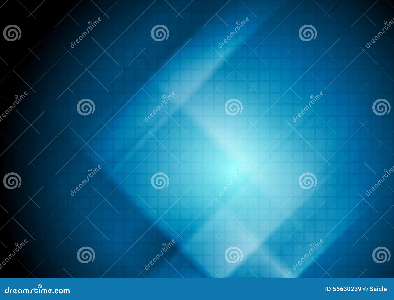 Dark Blue Abstract Tech Background Stock Vector - Illustration of ...