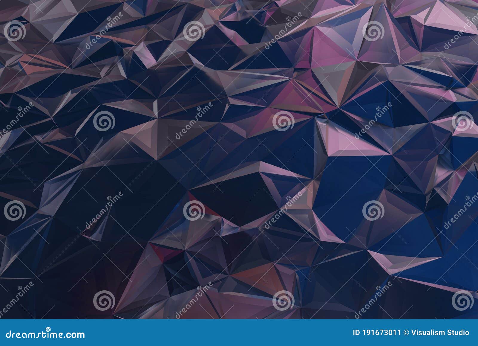 Dark Blue Abstract Triangle Polygonal Mosaic Luxury Dark Blue Design ...