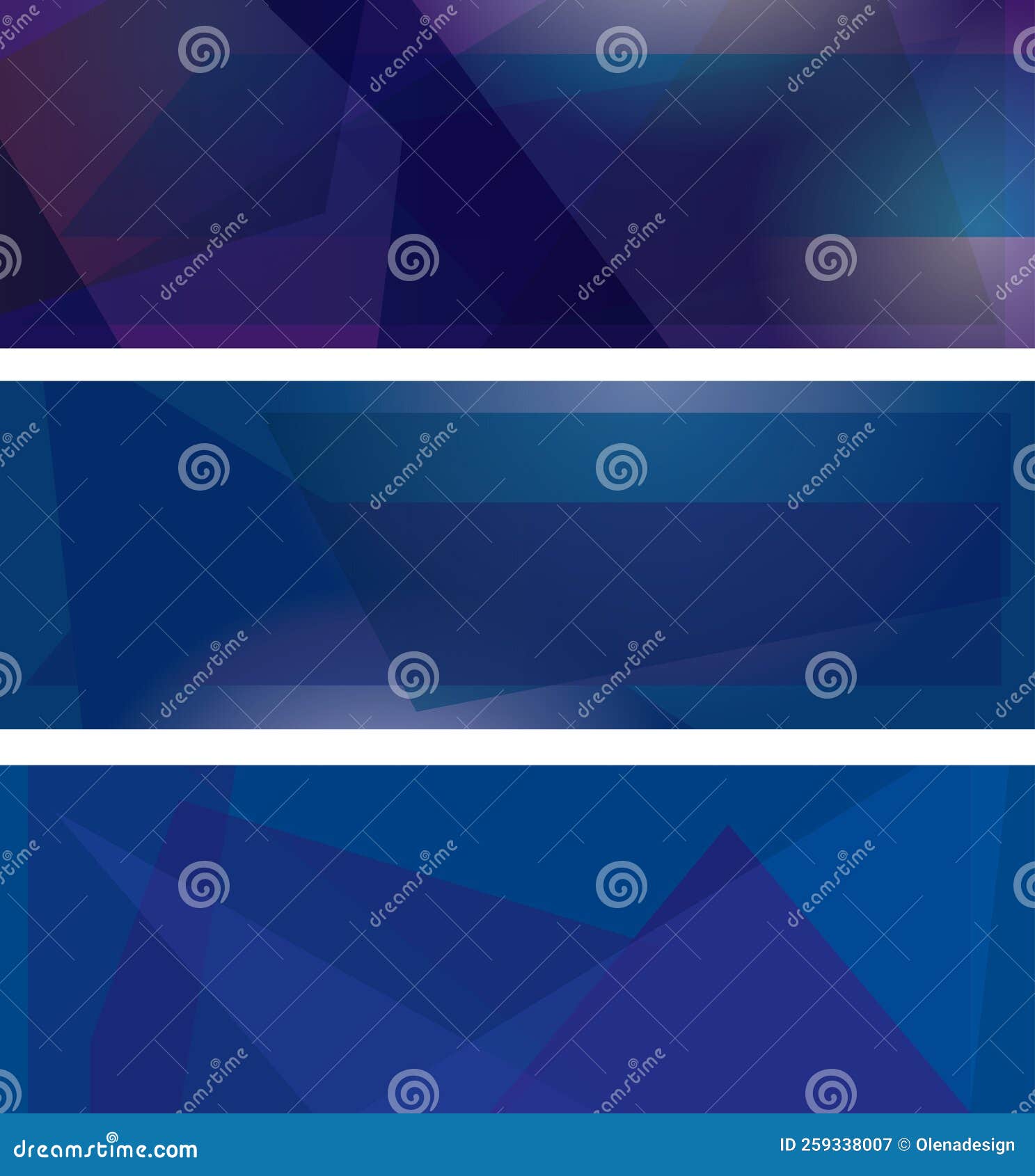 Dark Blue Abstract Vector Backgrounds with Geometric Abstractions - Set ...
