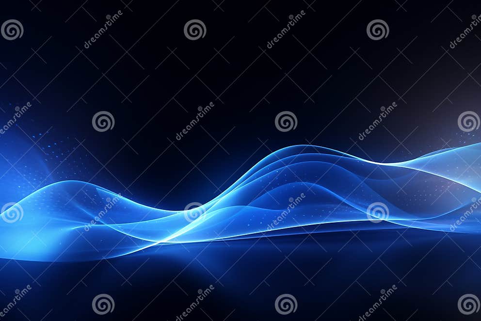 Dark Blue Abstract Wave, Background or Pattern, Creative Design ...