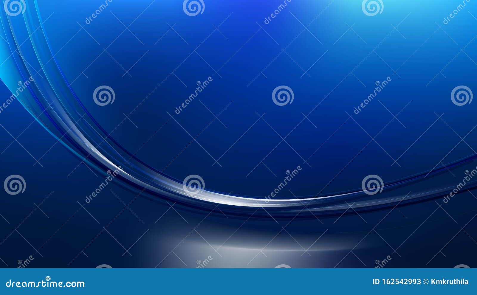 Dark Blue Abstract Wave Background Template Stock Vector - Illustration ...