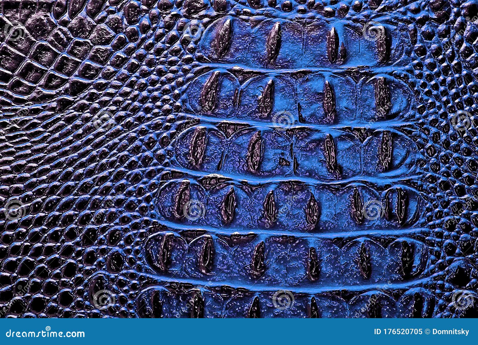 Dark Blue Alligator Patterned Background Stock Image - Image of ...