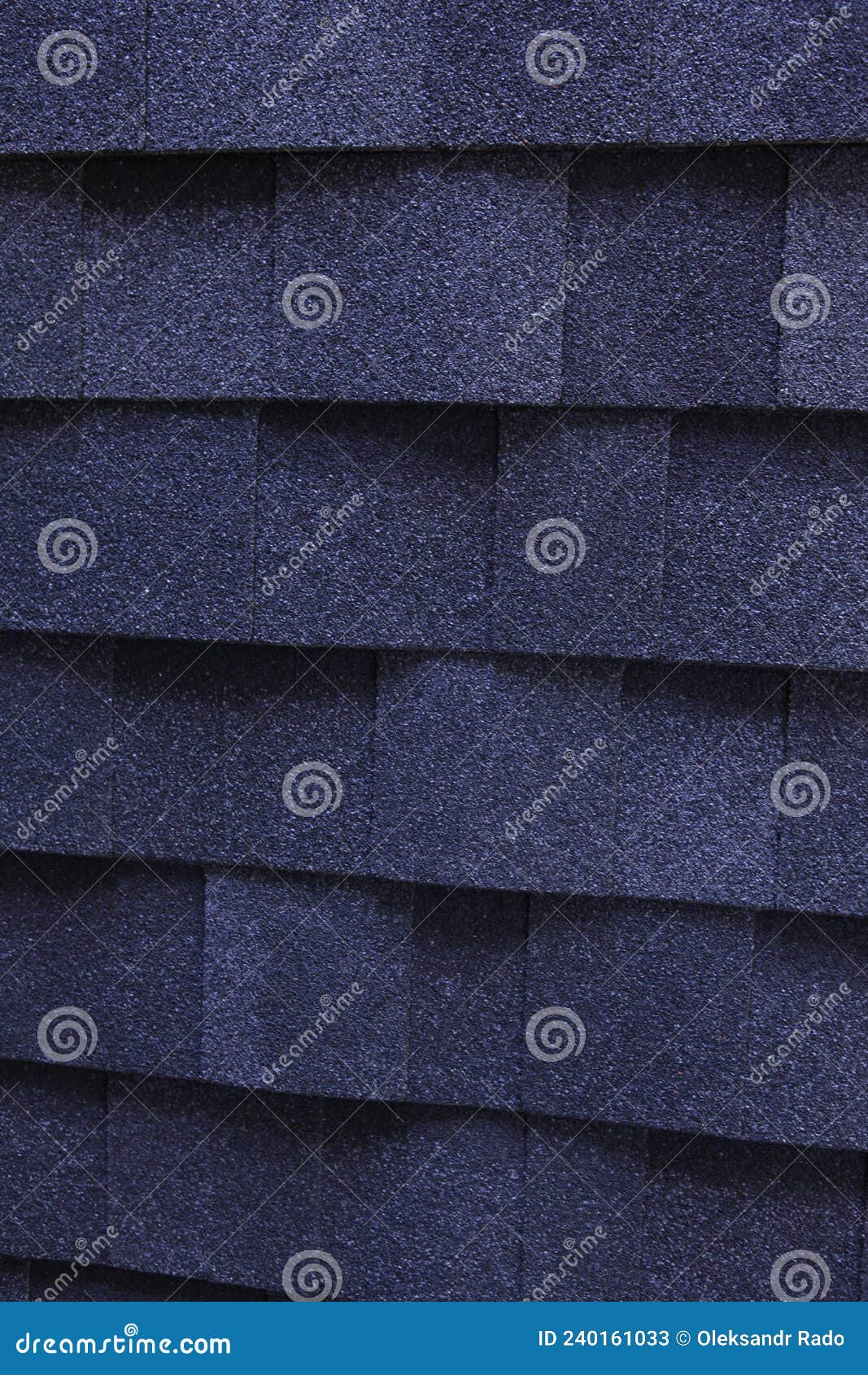 A Dark Blue Architectural Asphalt Roofing Shingles Background. a Close ...