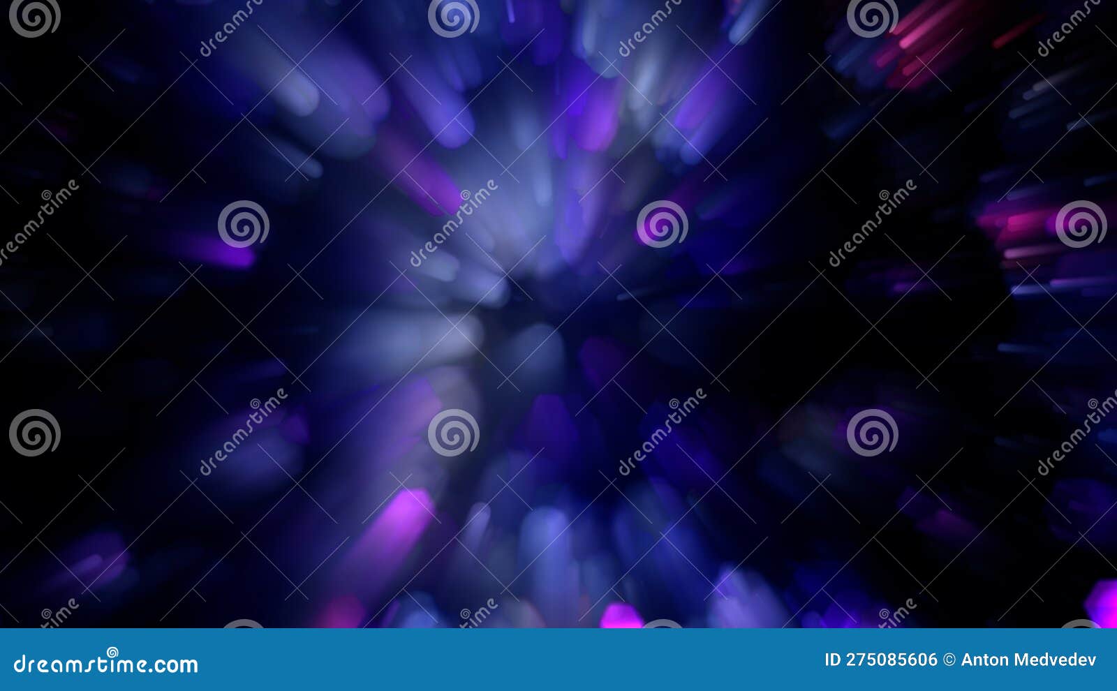 Dark Blue Ardent Soft Figures Bokeh Background - Abstract 3D ...