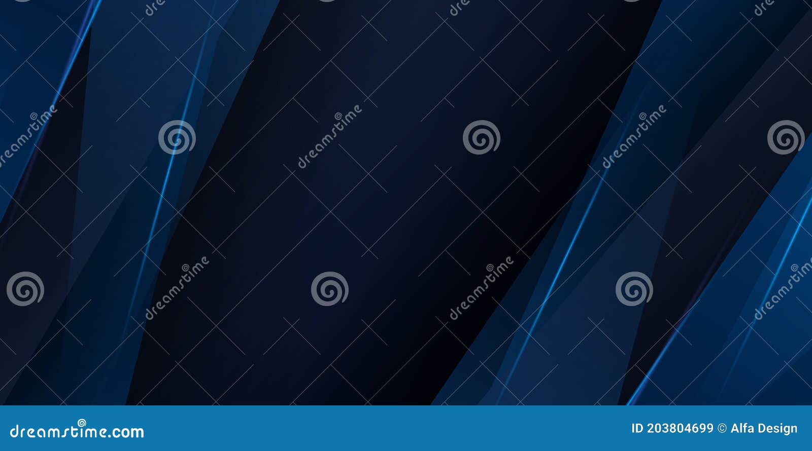 Dark Blue Background with Abstract Graphic Elements for Presentation ...
