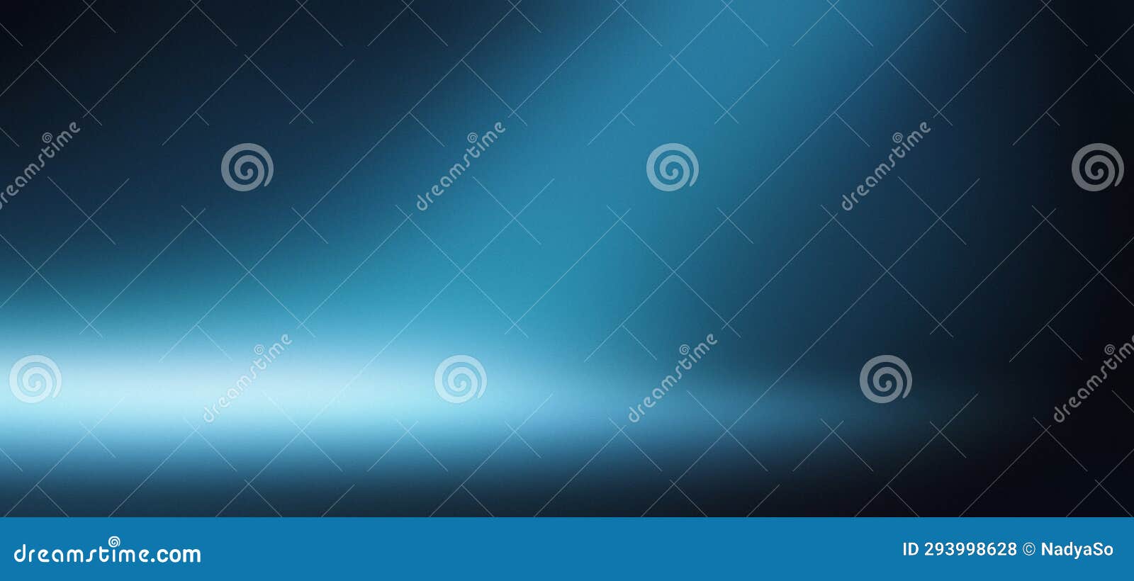 Dark Blue Background Glowing Light Blue Ray Spotlight Stage Studio ...