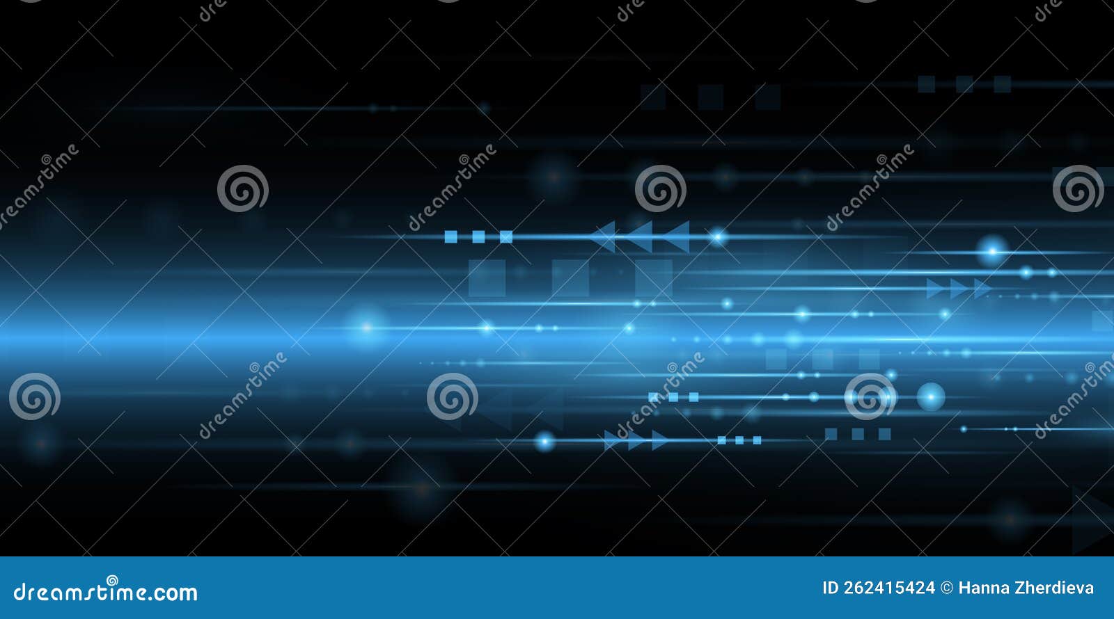Dark Blue Background High-tech Digital Technology Concept Abstract ...