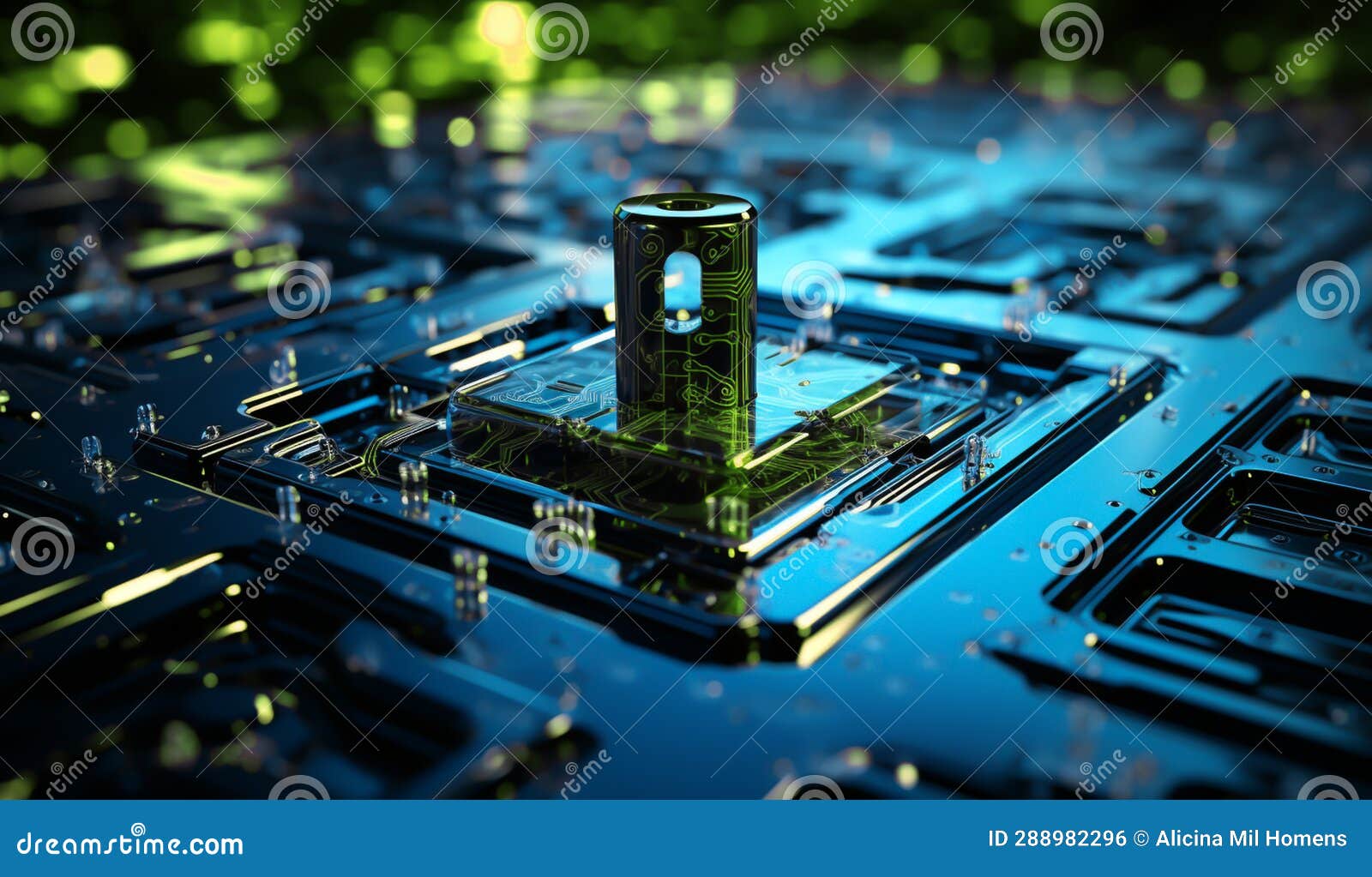 Dark Blue Background with Indigo Light. Digital World Abstract ...