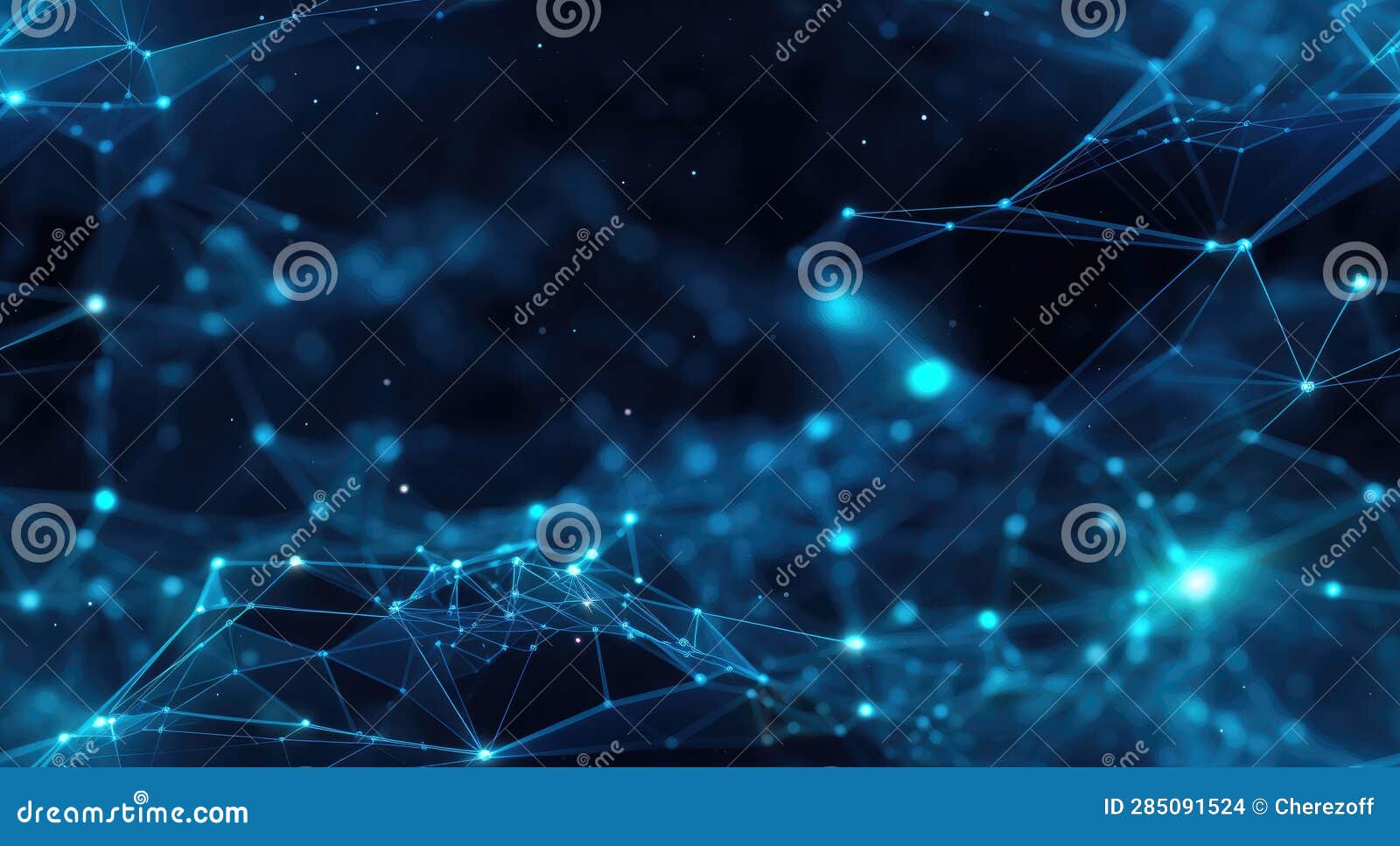 Dark Blue Background, Plexus Style Stock Illustration - Illustration of ...