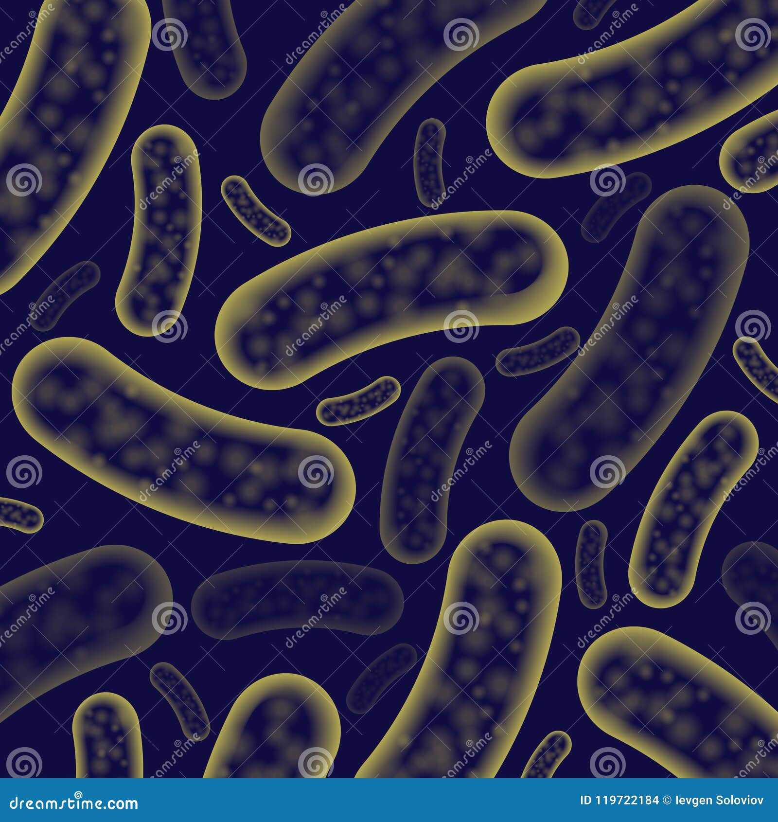 Micro bacterium background stock vector. Illustration of health - 119722184