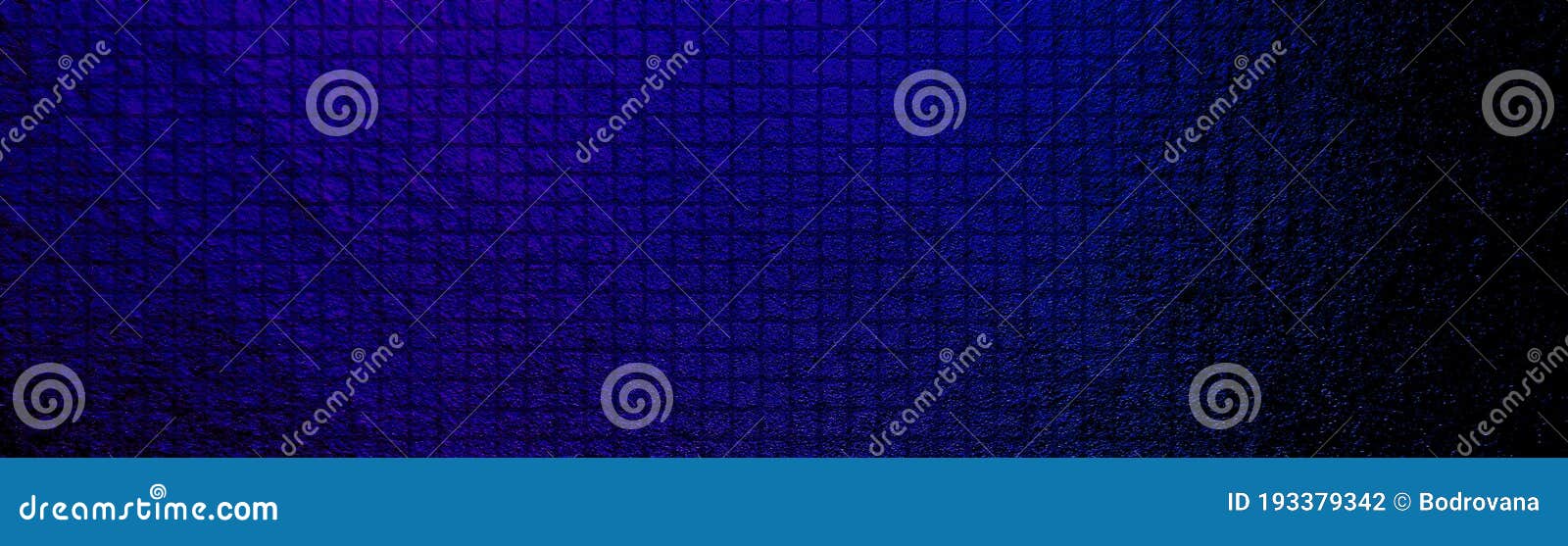 Dark Blue Banner for Text and Design. Stock Photo - Image of wall ...