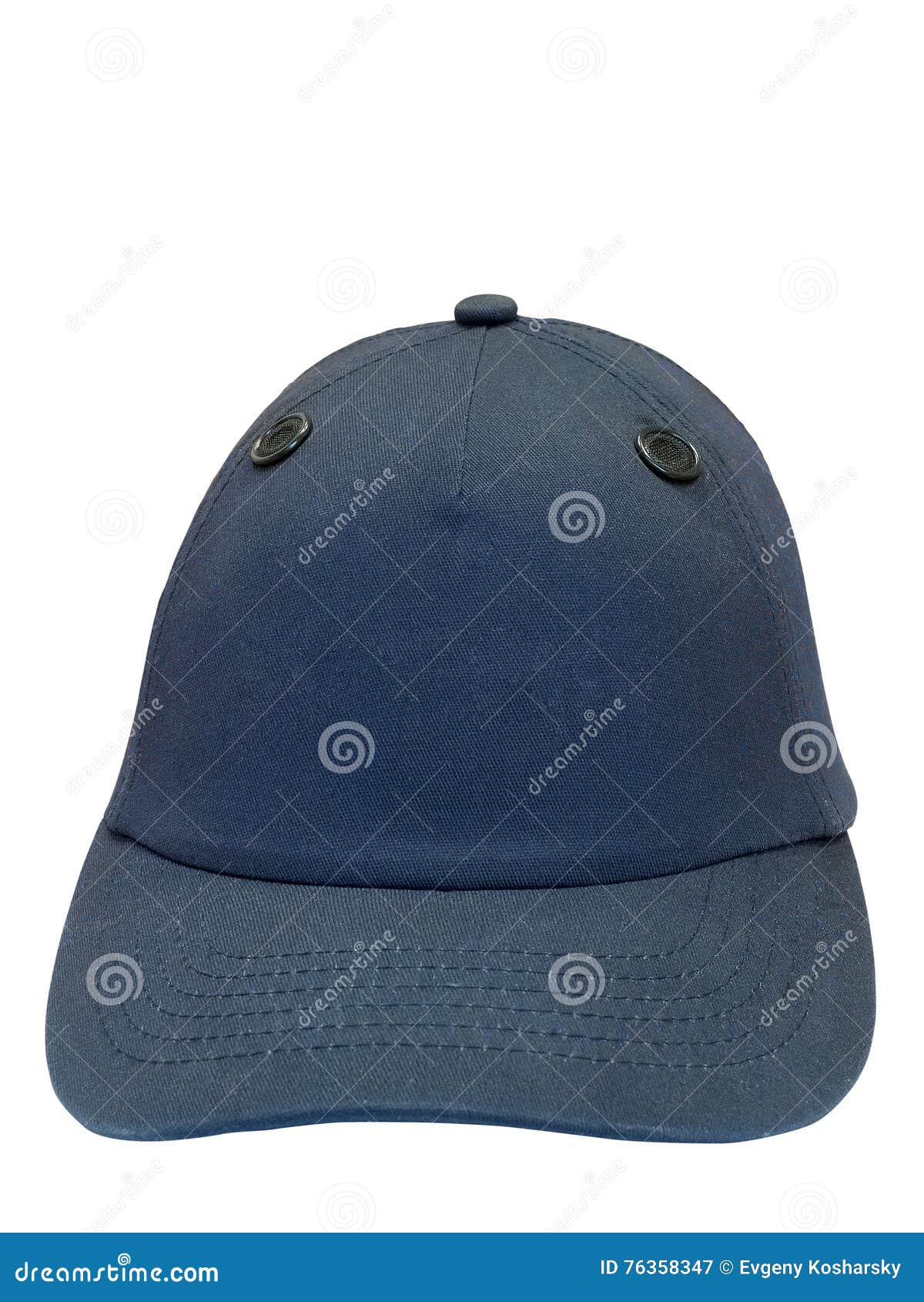 Dark blue baseball cap stock image. Image of material - 76358347